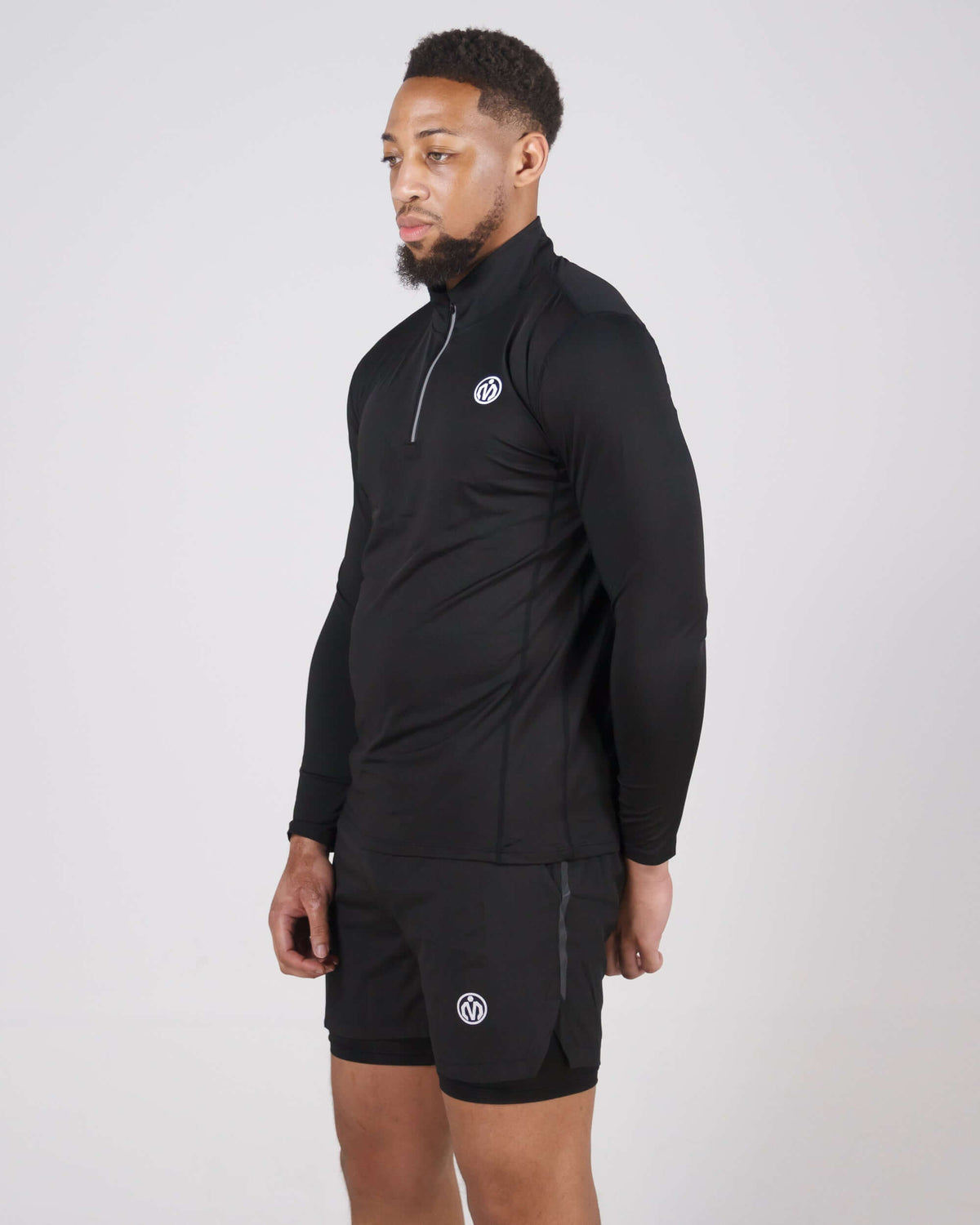 Pinnacle Dry-Fit Long Sleeve Half Zip Training Top | MEMFitness